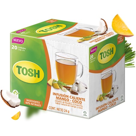 INFUSIONES TOSH MANGO COCO 24GR