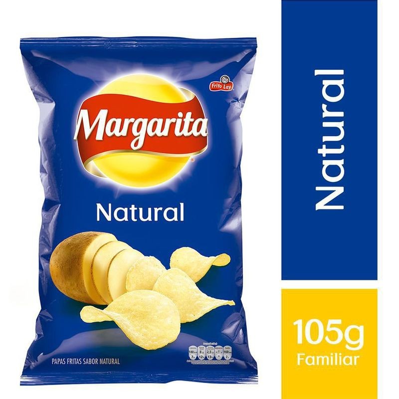 PAPAS FRITO LAY MARGARITA NATURAL 105GRS